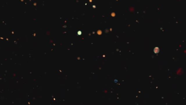 Футаж Конфетти на чёрном фоне