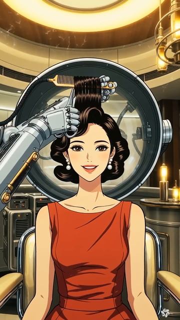 ИИ-Видео. Стрижка, прическа)