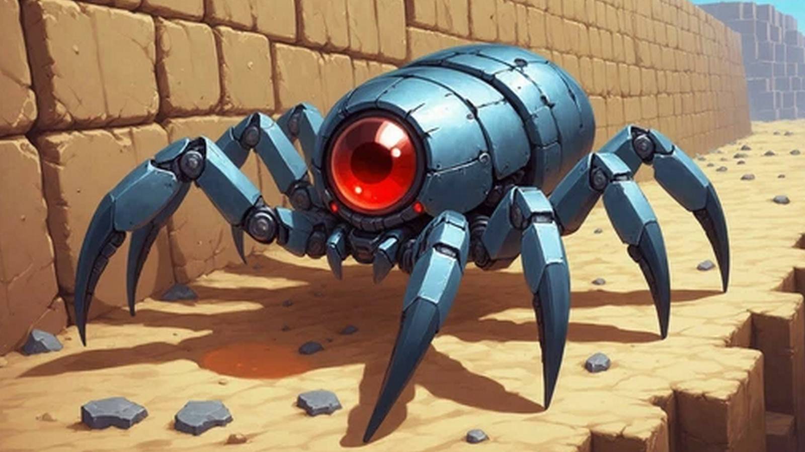 Ваш робопаук уничтожен. Wall World #4