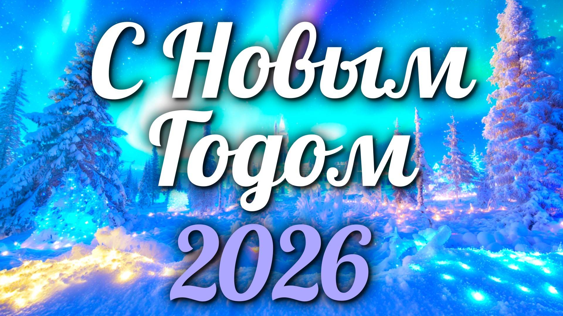 Красивое поздравление С Новым годом 2025🎉Музыкальная открытка