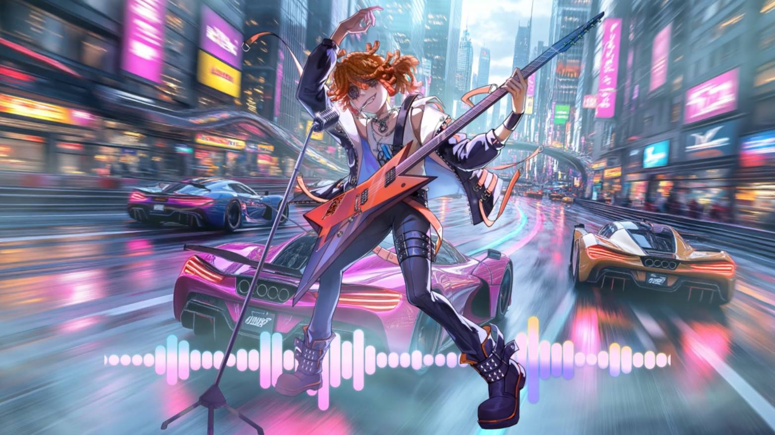 Гонки Instrumental - энергичный, динамичный, без вокала музыкальный трек.