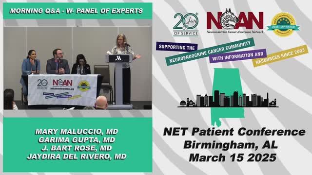 NCAN Birmingham Patient Conference 2025 - Morning Q&A Session