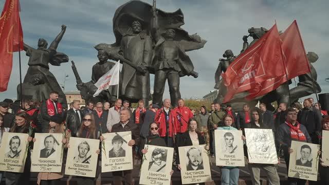 Митинг в память 32-й годовщины расстрела защитников Дома Советов (04.10.2025)
