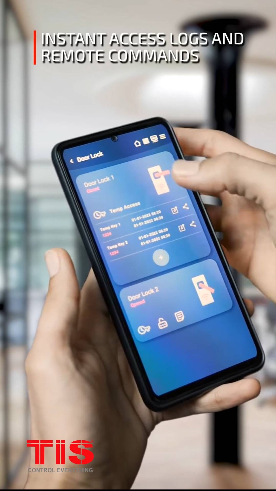 Как можно управлять умными замками? Функционал умных замков TiS.