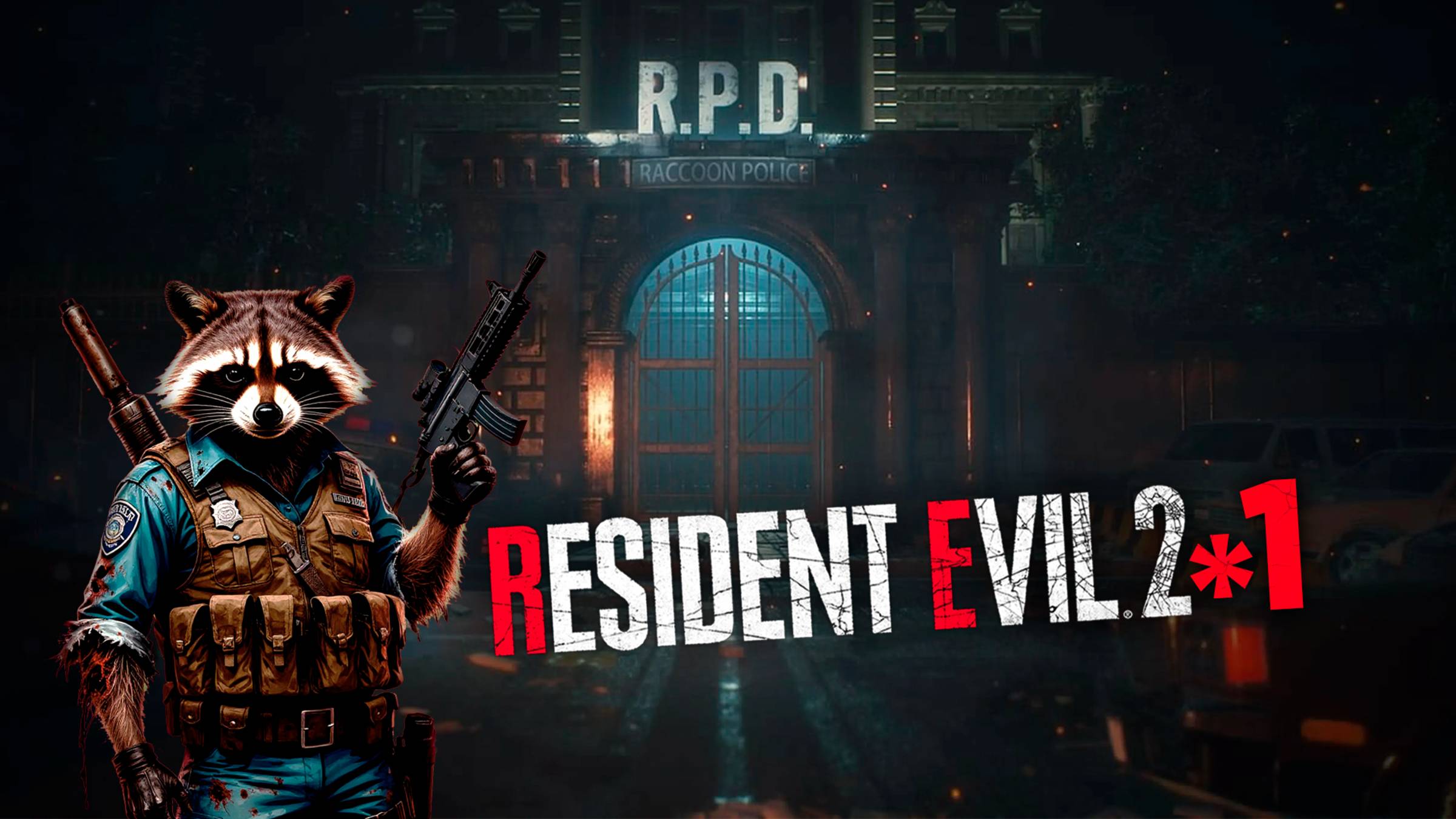 Енот против ЗОМБИ | 1 | RESIDENT EVIL 2 REMAKE