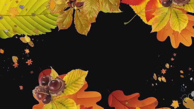 🍁 Футаж Осенние переходы — Золотая осень в вашем видео!