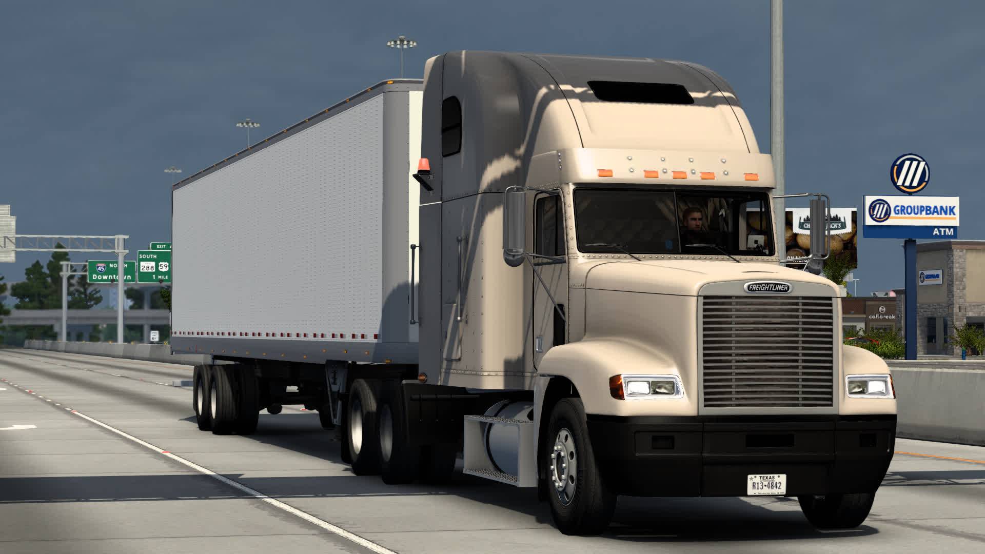 416 / ATS 1.56 / Freightliner FLD / Реальная экономика.