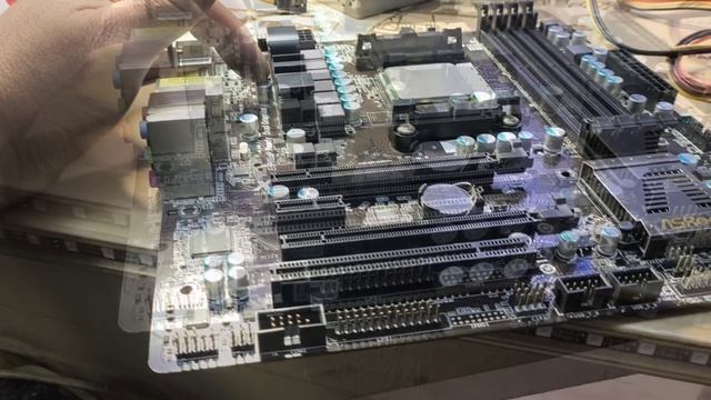 ASRock FM2 A75 Pro4-m сдохла материнка короткое замыкание на материнской плате компьютер в ремонте