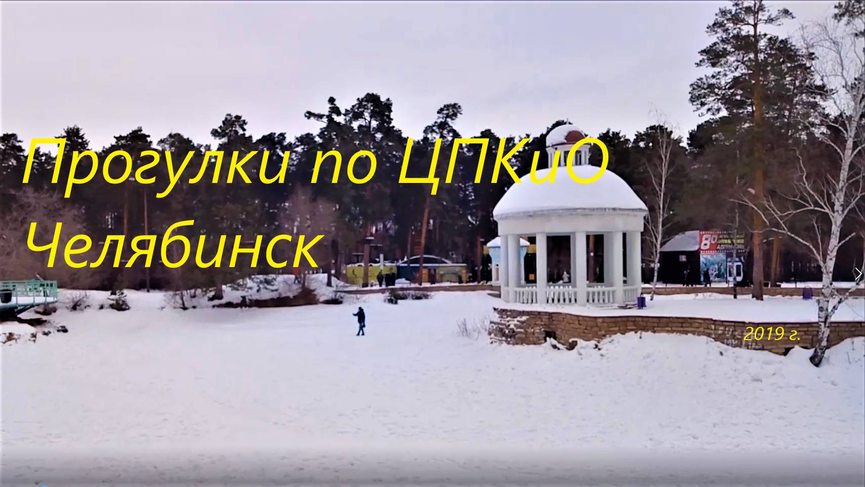 Прогулки по Челябинску. В ЦПКиО им. Гагарина. 02.2019 г.