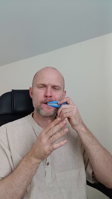 Варган синий под карбон Ре диез