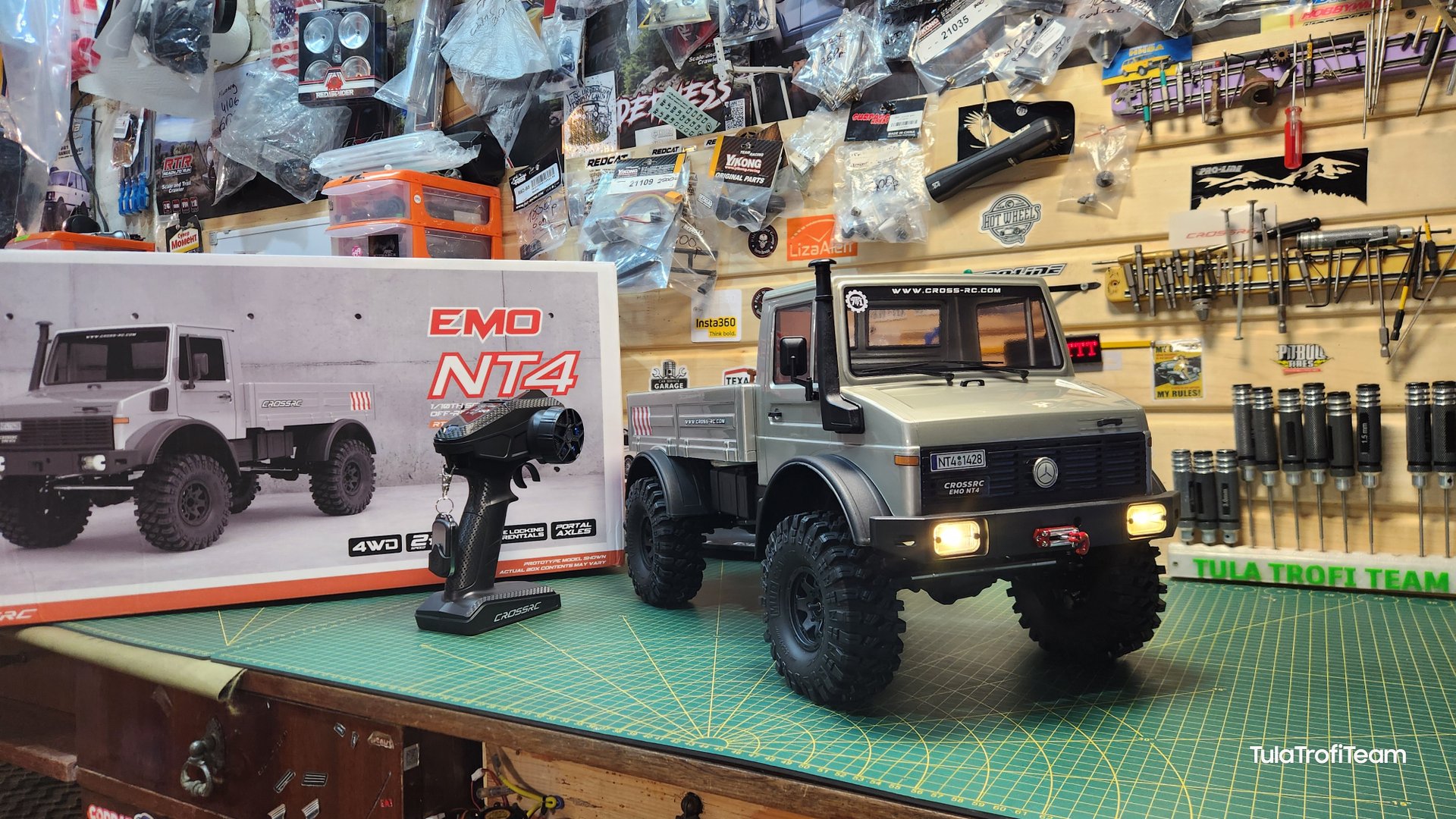 Бюджетная лебёдка для моделей. Установка на Cross-rc EMO NT4