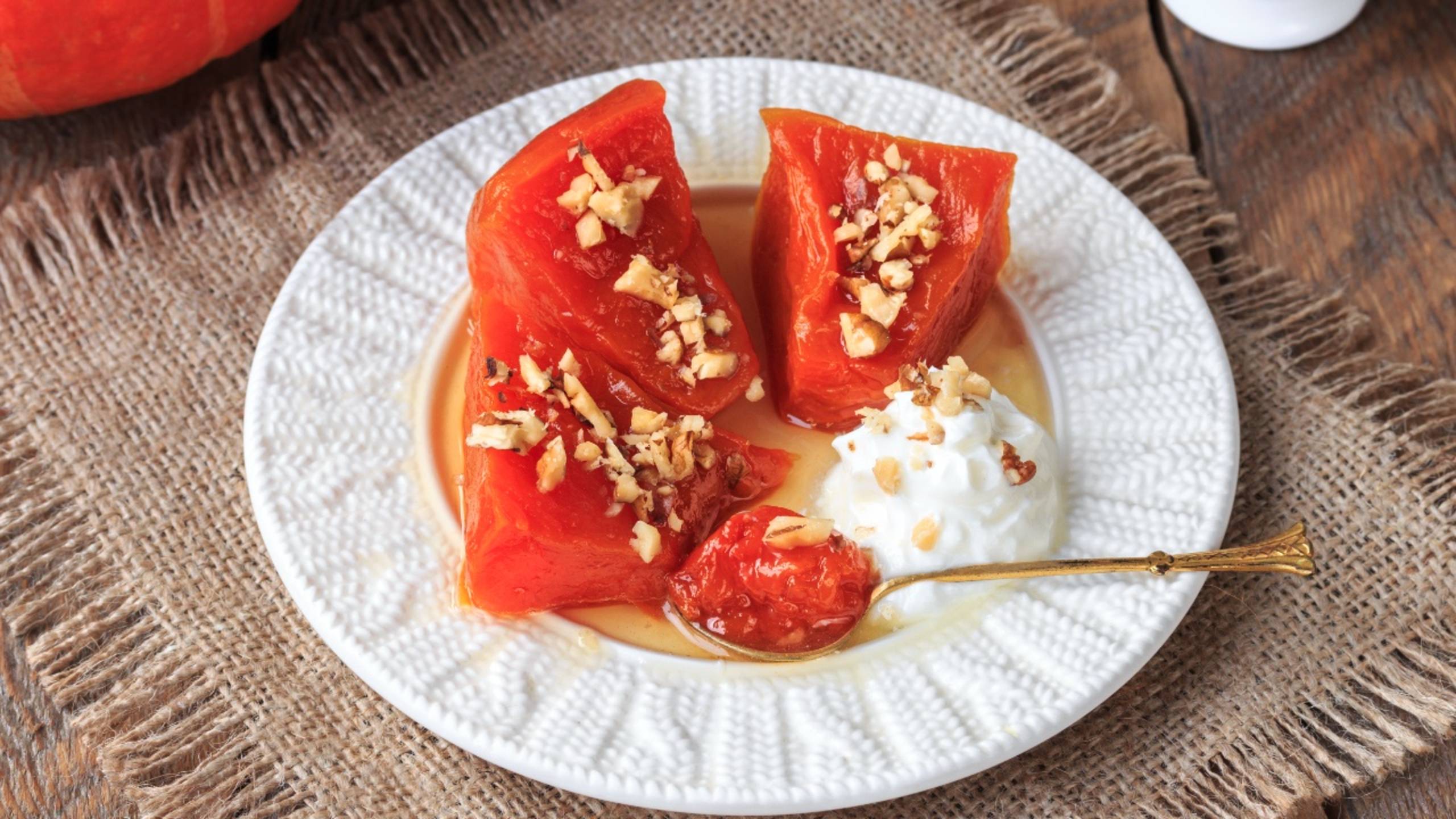 Турецкий десерт из тыквы «Kabak tatlisi» - рецепт, который стоит попробовать!