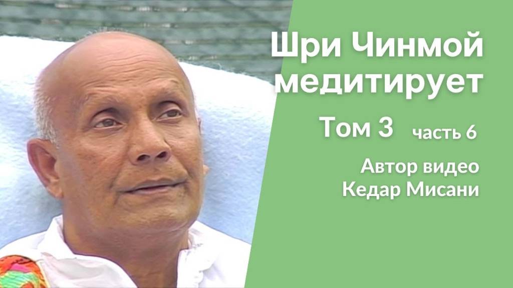 Шри Чинмой медитирует, том 3, часть 6. Автор видео Кедар Мисани