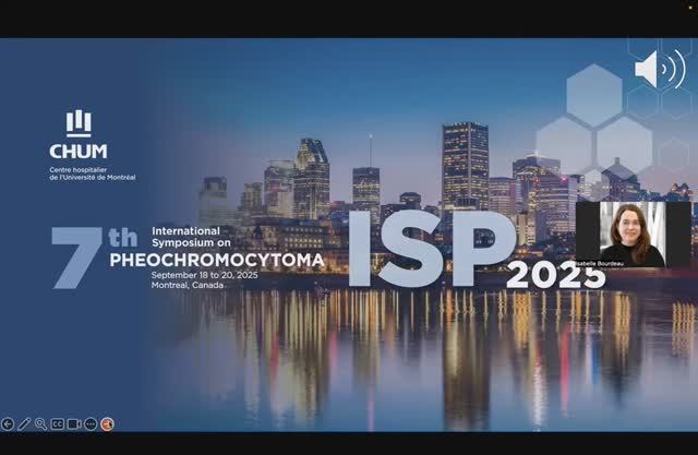 Dr. Isabella Bourdeau -- Introduction to Pheochromocytoma & Paraganglioma