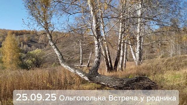 Сентябрь 2025 Ольгополька Встреча у родника и память о близких и родных земляков