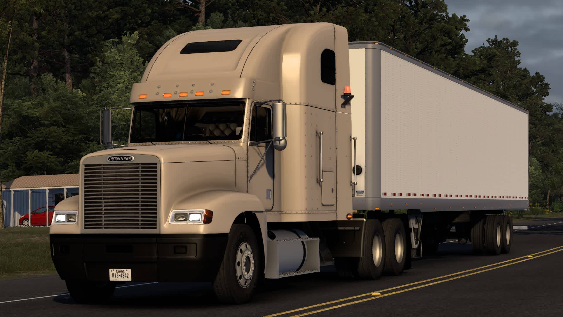 418 / ATS 1.56 / Freightliner FLD / Реальная экономика.