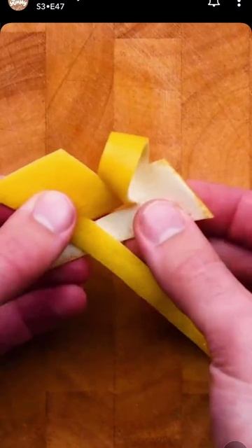 Украшение бокала цитрусовыми. 6