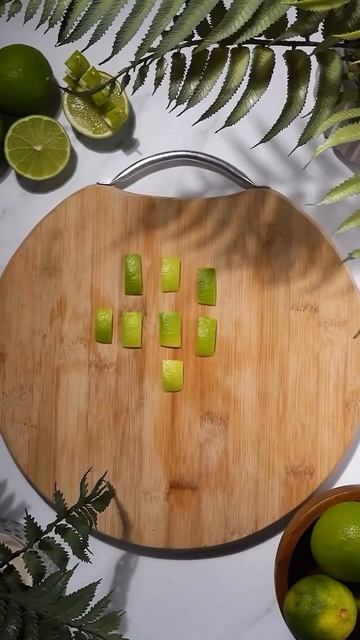 Украшение бокала цитрусовыми. 5