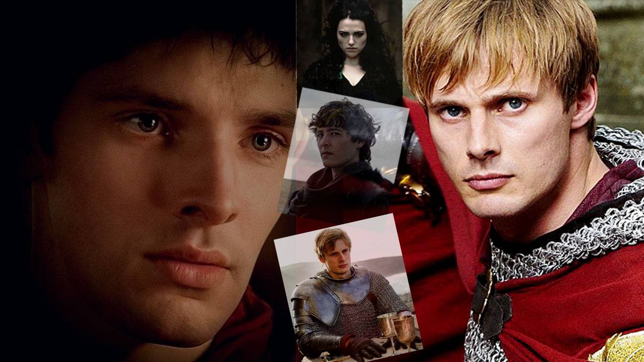 Актёры  сериала "Мерлин". 2008