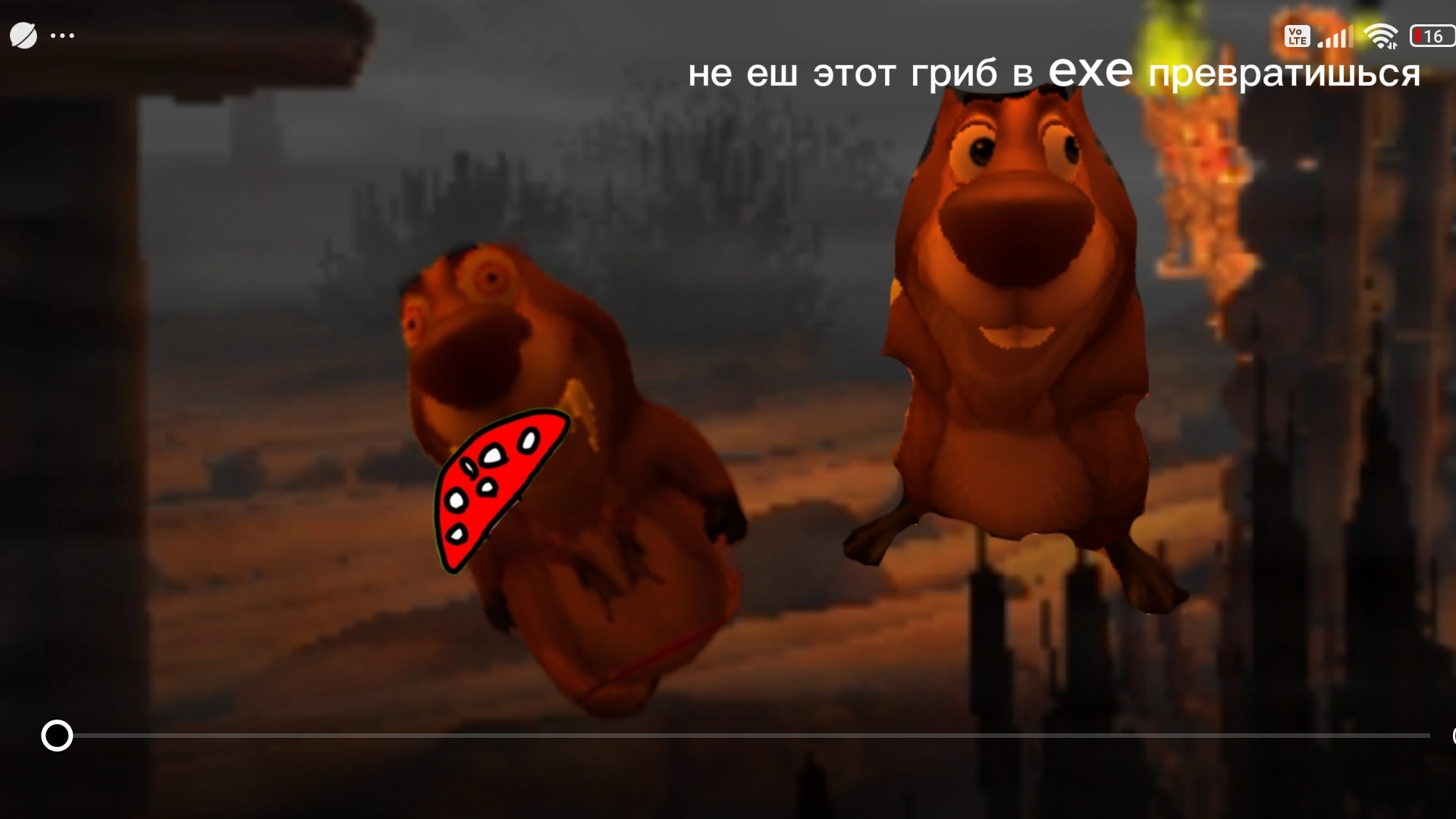 Я прохожу игру пять ночей с бобром за столом 2.0