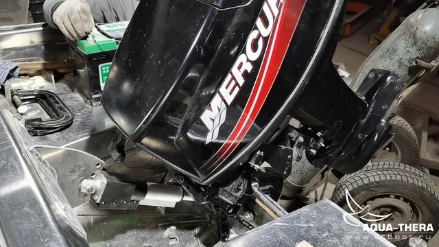 Электроподъем лодочного мотора