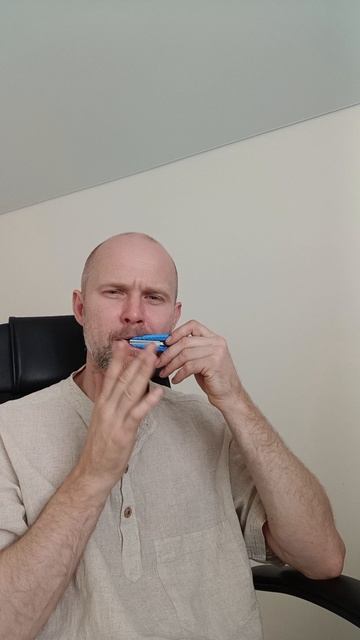 Варган синий под карбон До диез