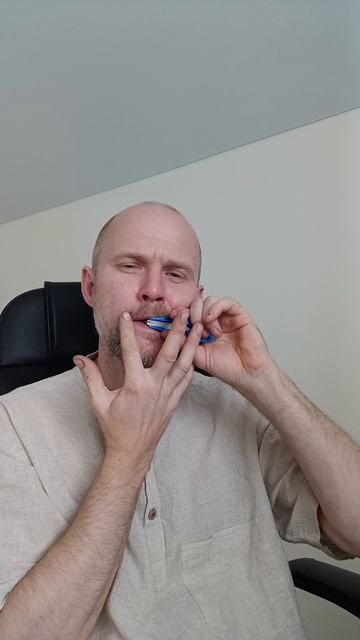 Варган синий под карбон Соль диез