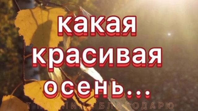 Осень .Желаю осенней удачи. За комментарии, благодарю.