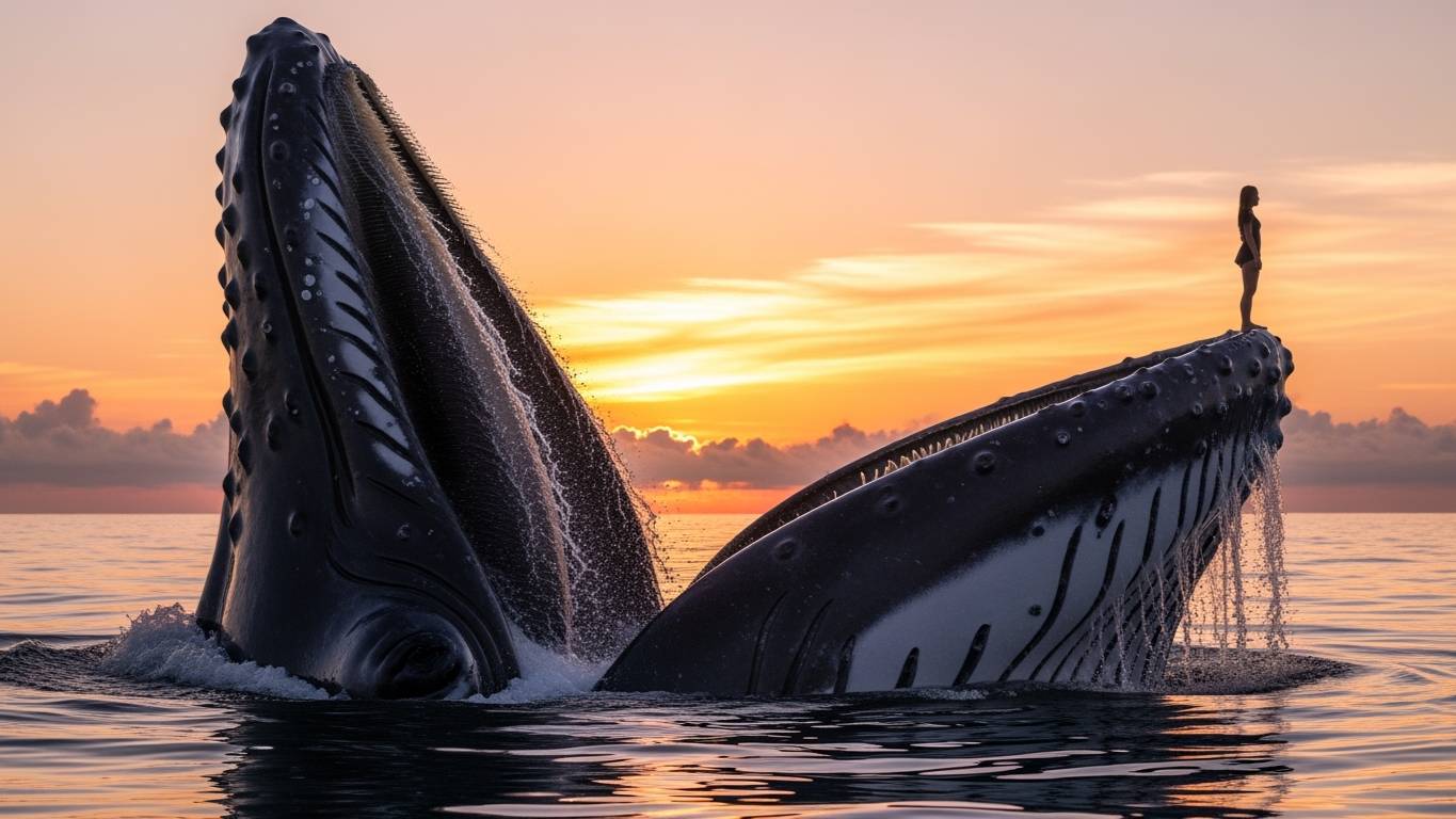 Кит и Девушка