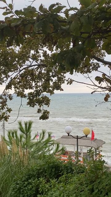 Сочи. Ветер и море. Вечный спор двух стихий.