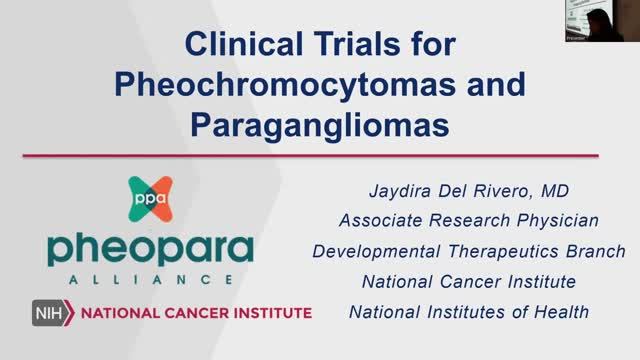 Dr. Jaydi Del Rivero -- Pheochromocytoma Paraganglioma Clinical Trials