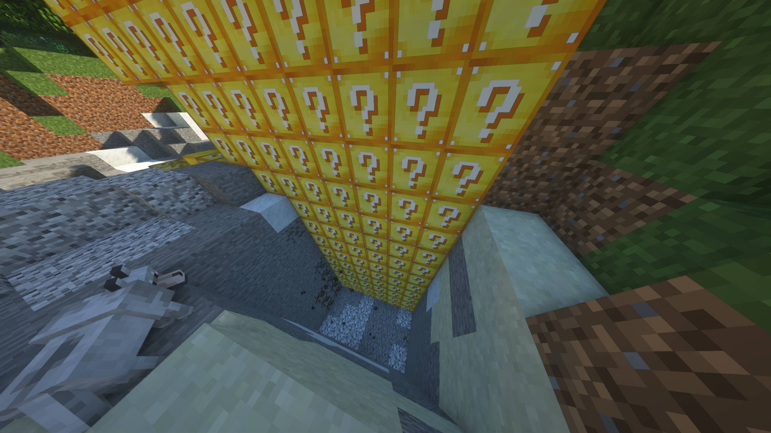 Этот чанк из ЛАКИ БЛОКОВ ПОЯВИЛСЯ В  МИРЕ МАЙНКРАААФТ