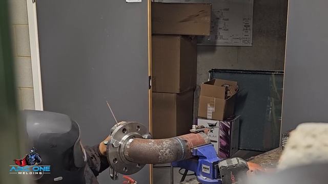 Site Visit, Welding 3 Plant Rooms in 3 Days