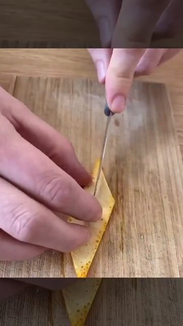 Украшение бокала цитрусовыми
9