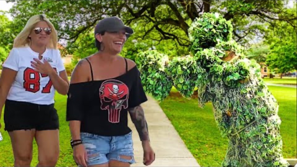 Best Bushman reactions at Tampa Bay Buccaneers with _Creepy Bushman