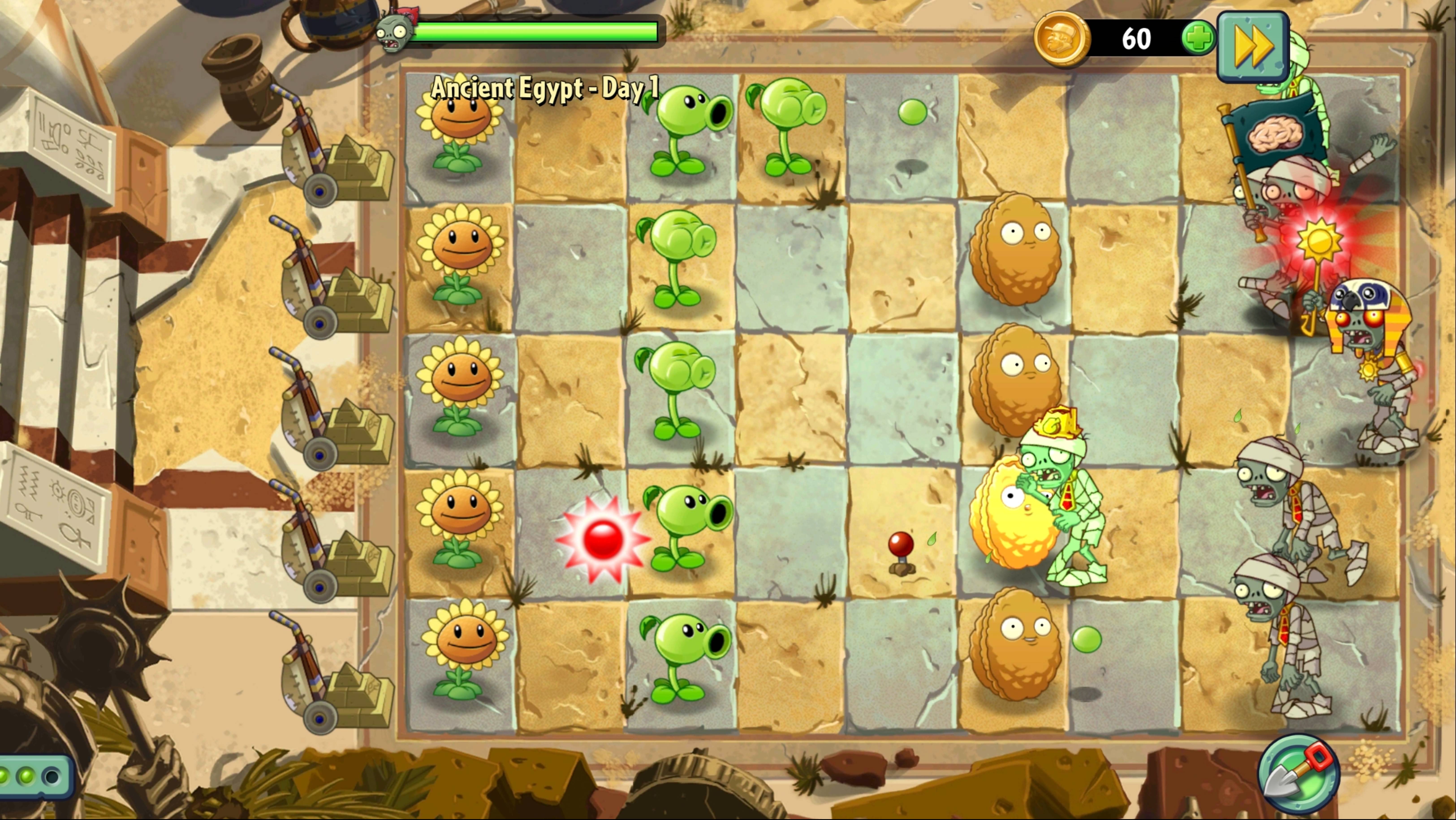 PvZ 2. Растения против зомби. Обучение. Часть 1