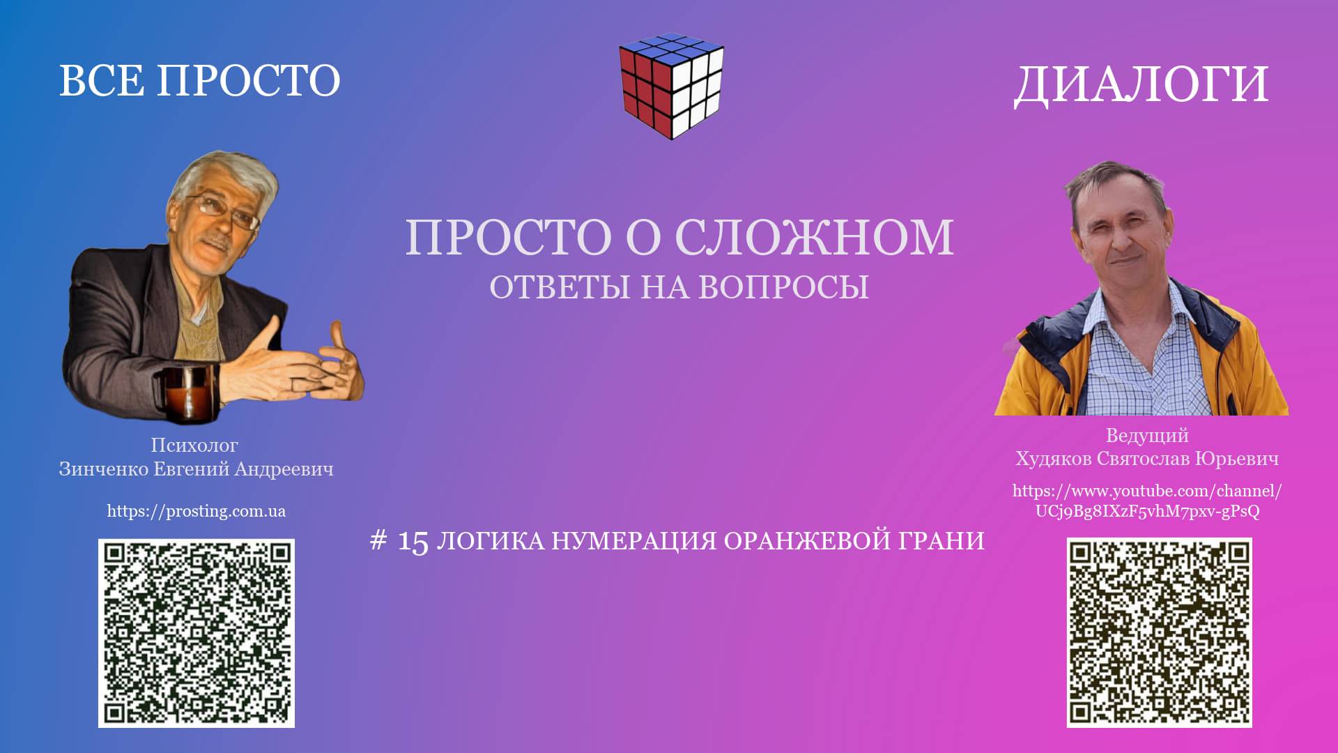 015 Логика нумерации оранжевой грани