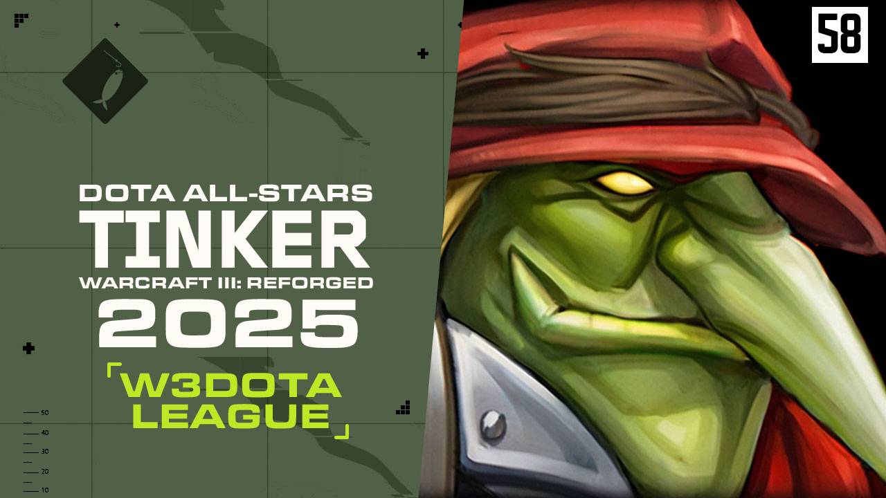 #58. W3DOTA RANKED. Tinker | Dota All-Stars