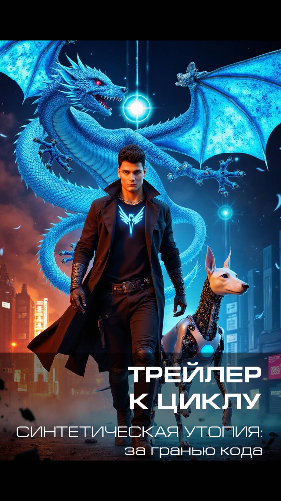 Буктрейлер к циклу «Синтетическая утопия: за гранью кода»