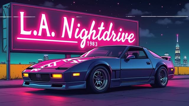 L.A. Night Drive 1983 – Synthwave Light Your Way