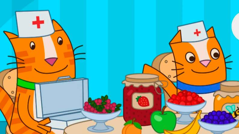 ТРИ КОТА - Домашние котики - Мультик игра для детей