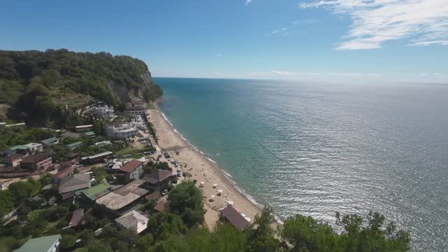 Абхазия. Берег Чёрного моря.