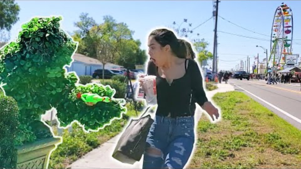 BUSHMAN PRANK AT THE FAIR