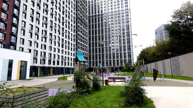 ЖК «Тринити» — съёмка с воздуха сентябрь 2025