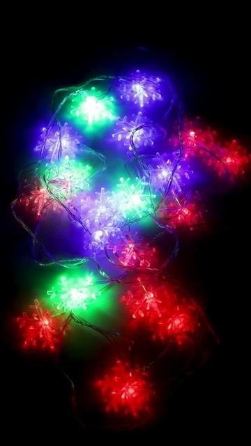 Гирлянда светодиодная Снежинка ажур, 20 диодов, 4 м "Артикул 127592"