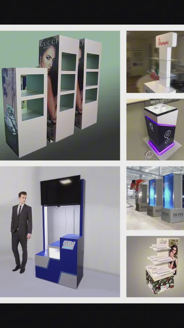 Брендированные стойки для точек продаж