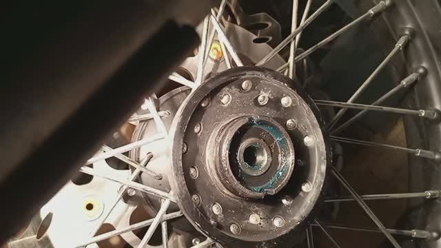 Гул от переднего колеса на Рейсер Триумф. Смазка ступичных подшипников