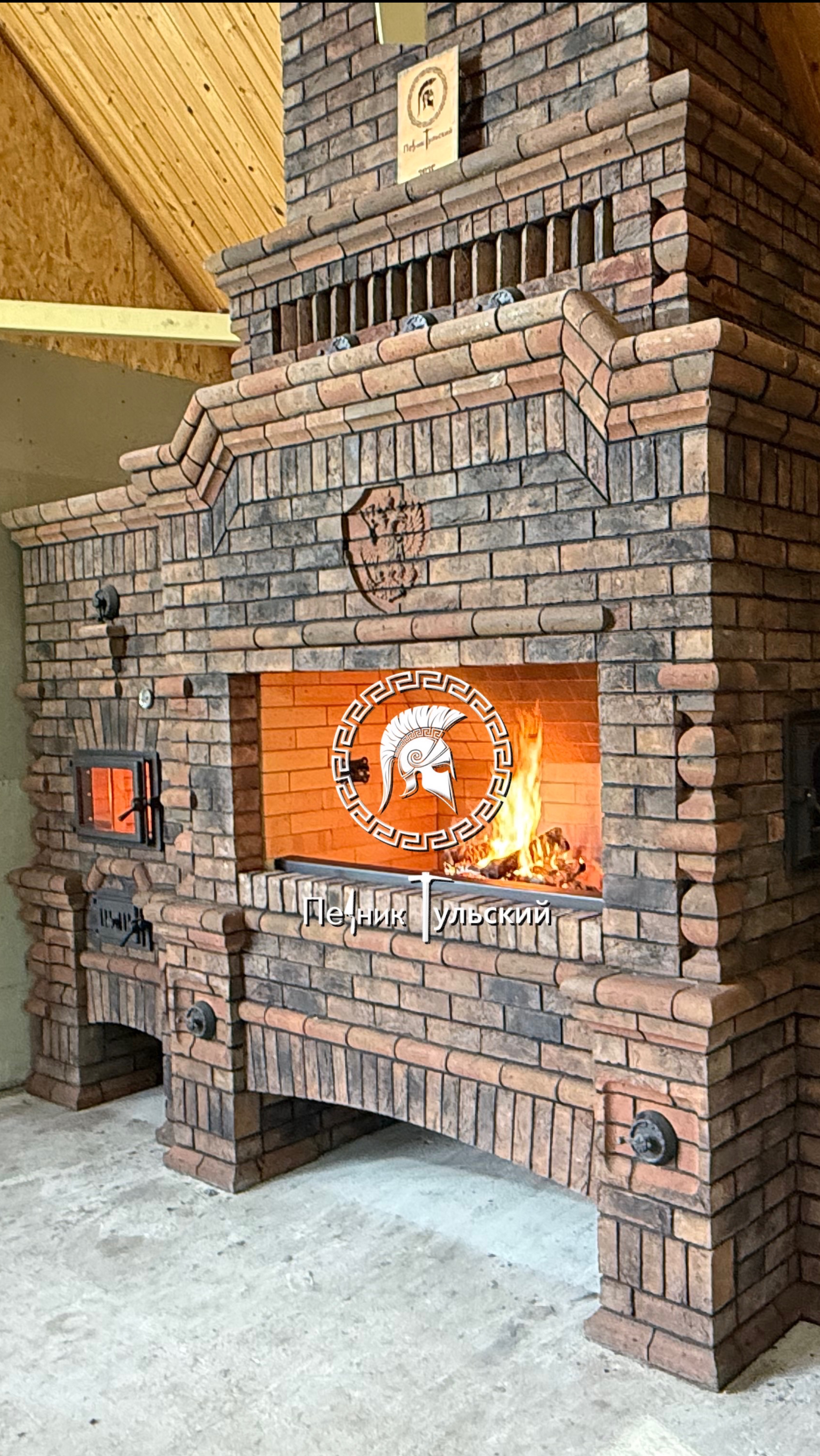 Мангал и Русская печь из кирпича