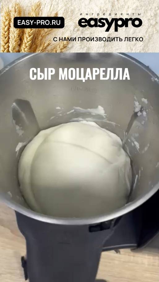 © EASYPRO - тест варки сыра моцарелла.