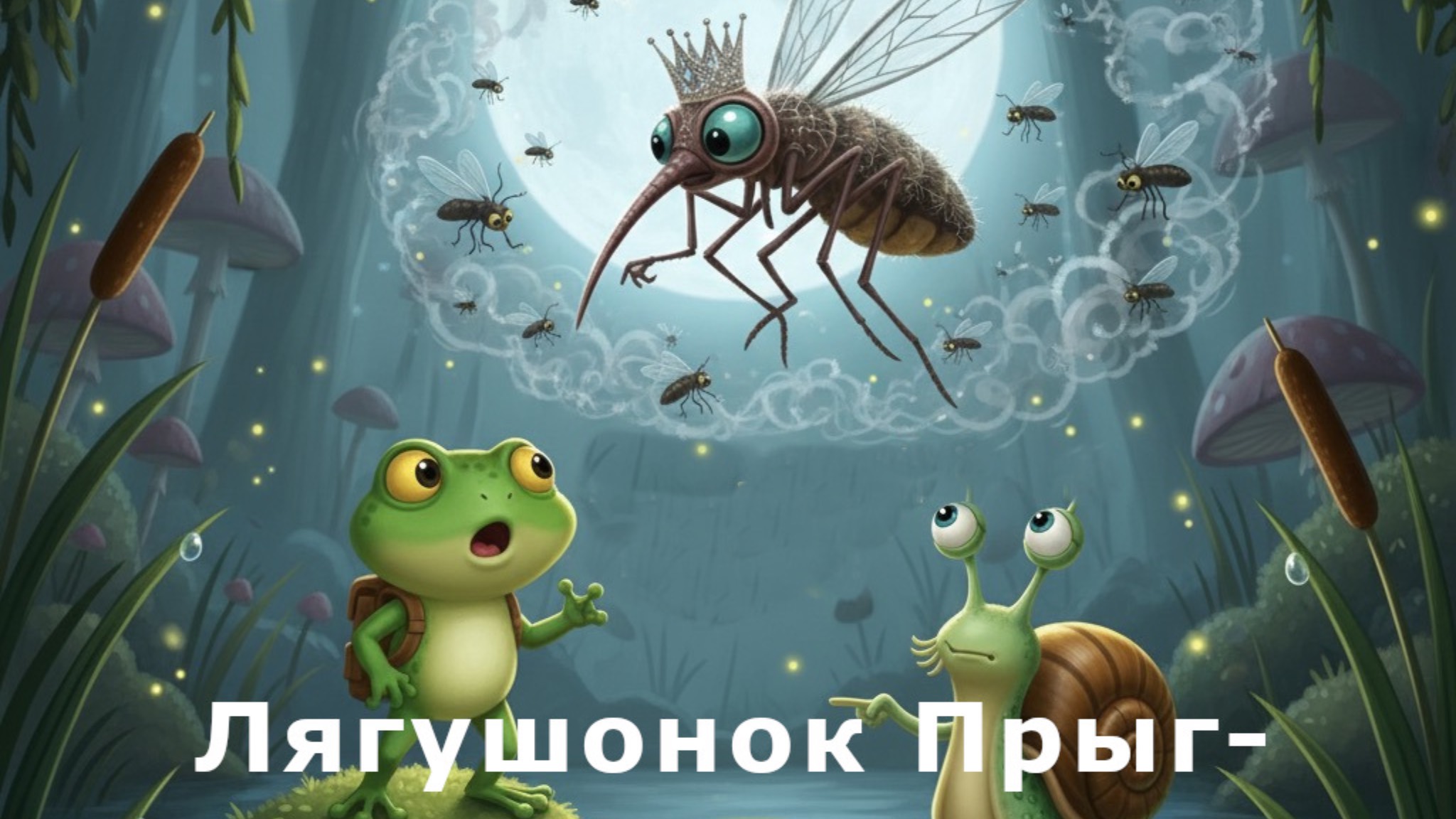 Лягушонок Прыг-Прыг и злой комаринный король. Автор: Е.Клюева